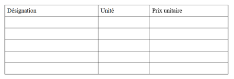 BPU (bordereau des prix unitaires) - Maîtrisez vos projets de construction